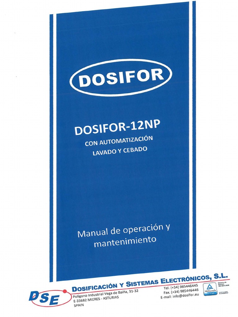 Dosifor12NP (2018) | PDF | Bomba | Agua