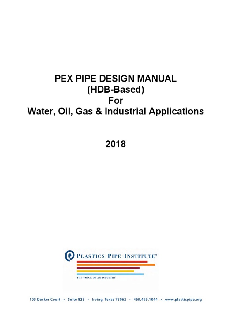 Pex Design Manual PDF | PDF | Polyethylene | Pipe (Fluid Conveyance)