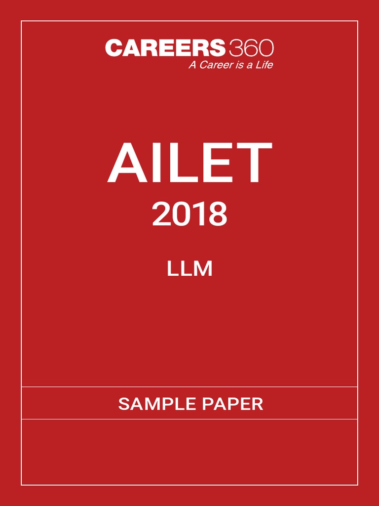 Ailet: Sample Paper | PDF