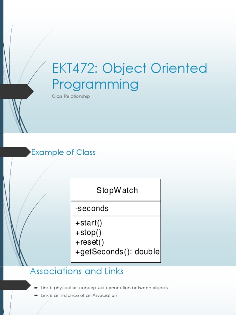 Class Relationship | PDF | Inheritance (Object Oriented Programming ...