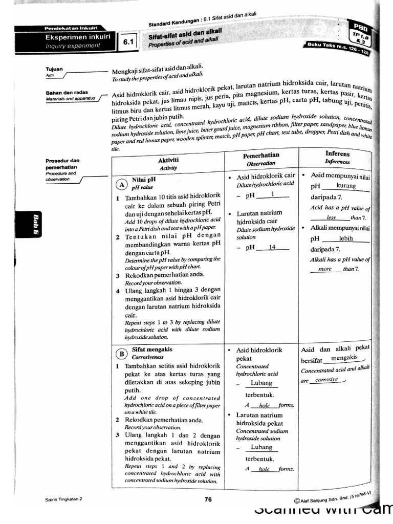F2 Jawapan Buku Kerja Sains Bab6 Pdf