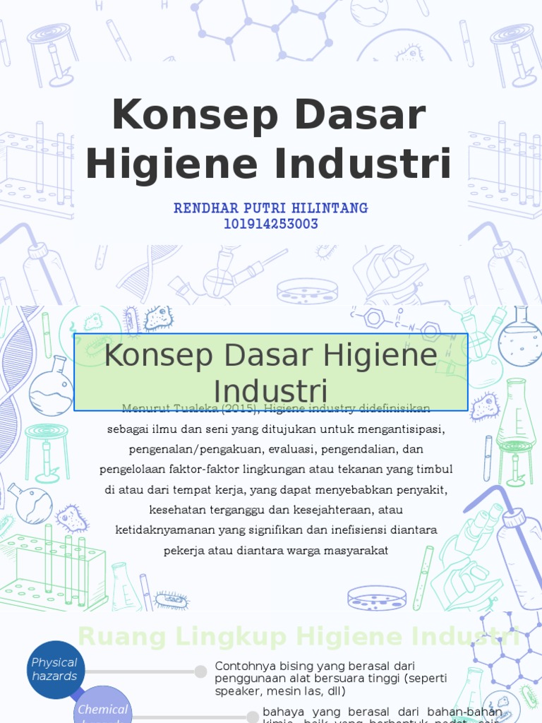 Konsep Dasar Higiene Industri - LTM 9 - Pak Rohim | PDF