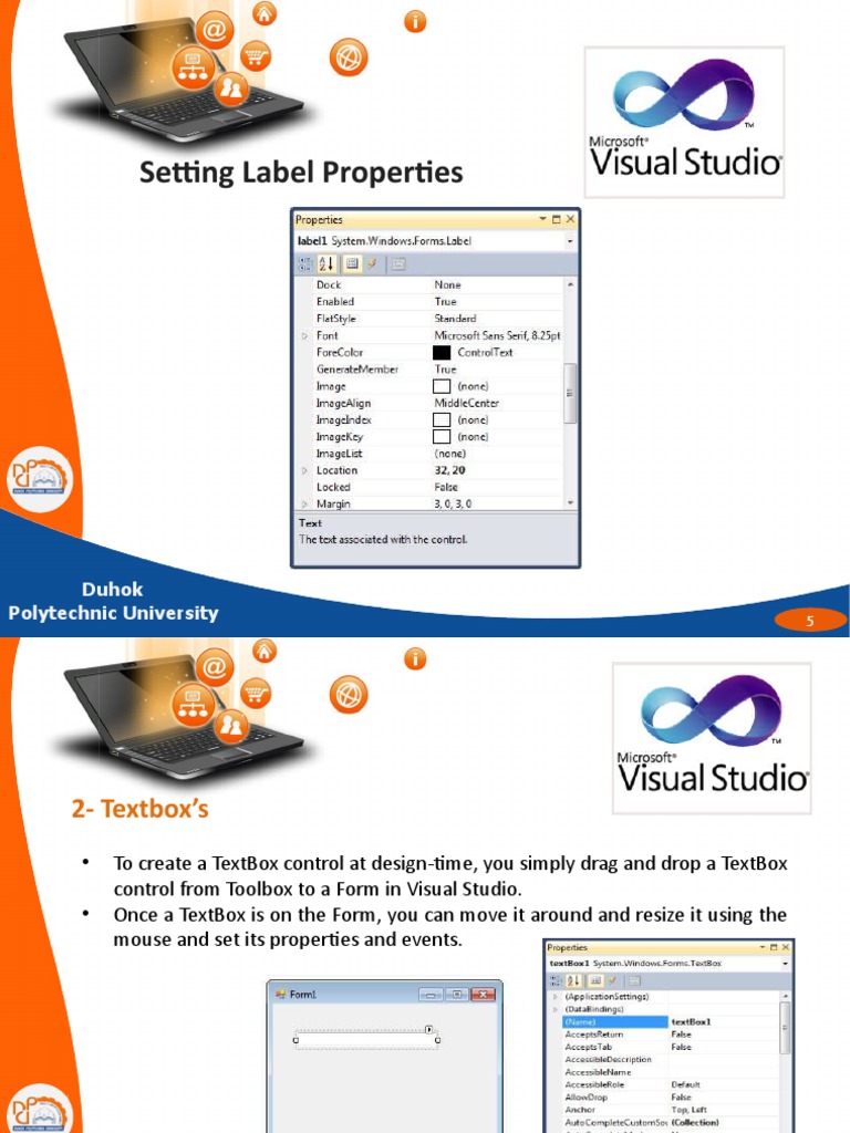 Setting Label Properties: Duhok Polytechnic University | PDF