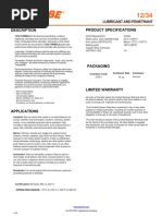 Everlube 620 TDS | PDF | Lubricant | Materials