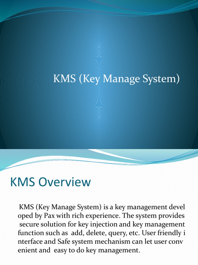 KMS (Key Manage System) | PDF