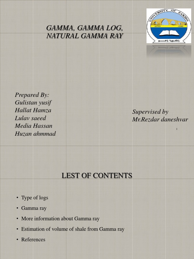 Understanding Gamma Ray Logs in Geophysics | PDF | Nuclear Physics ...
