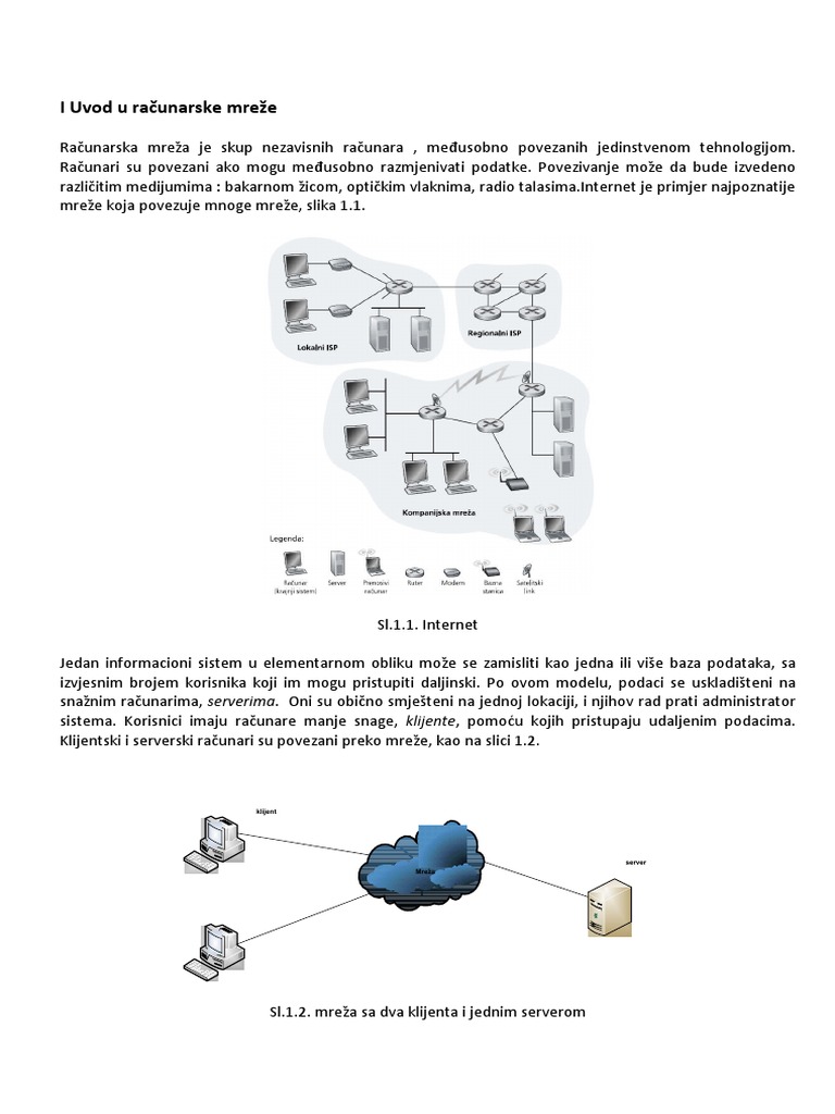 01 - Uvod U Racunarske Mreze PDF | PDF