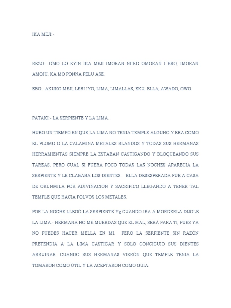 Ika Meji-1 | PDF | Religión y creencia