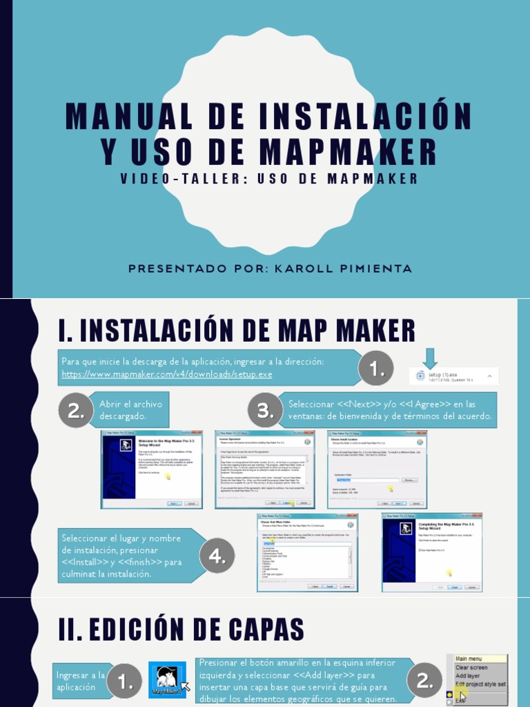 Manual Mapmaker Pdf Informática Software