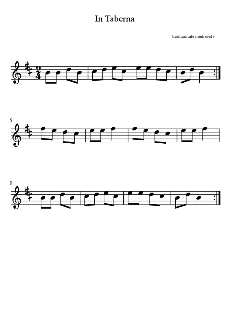 In Taberna PDF | PDF