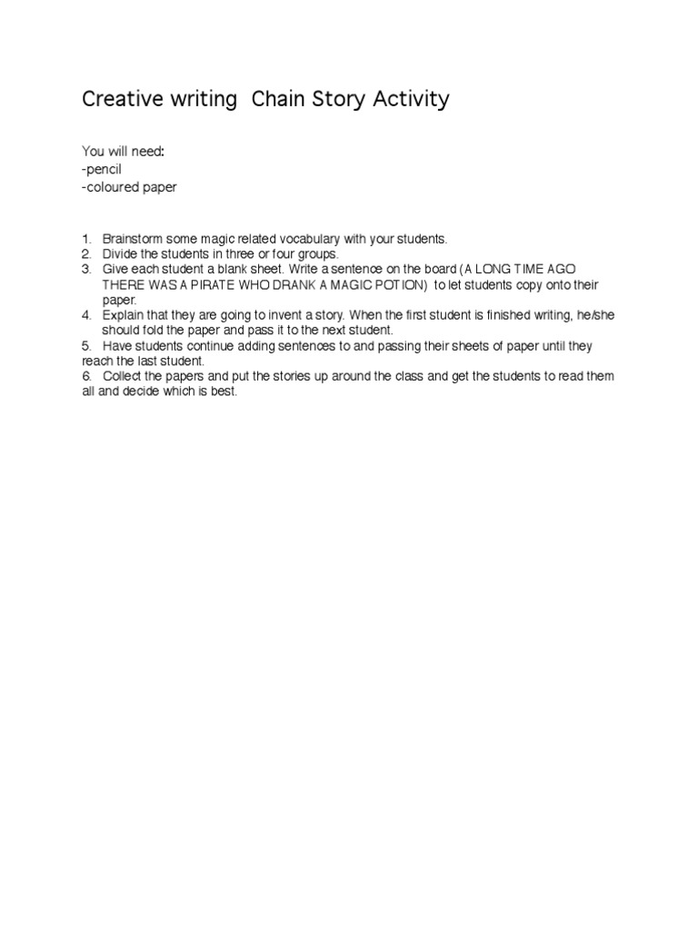 Chain Stories PDF | PDF