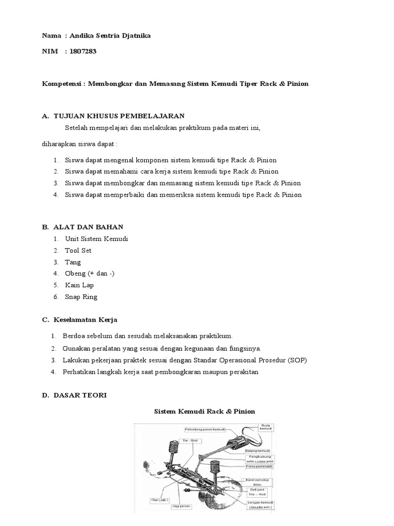 Modul Rack & Pinion | PDF