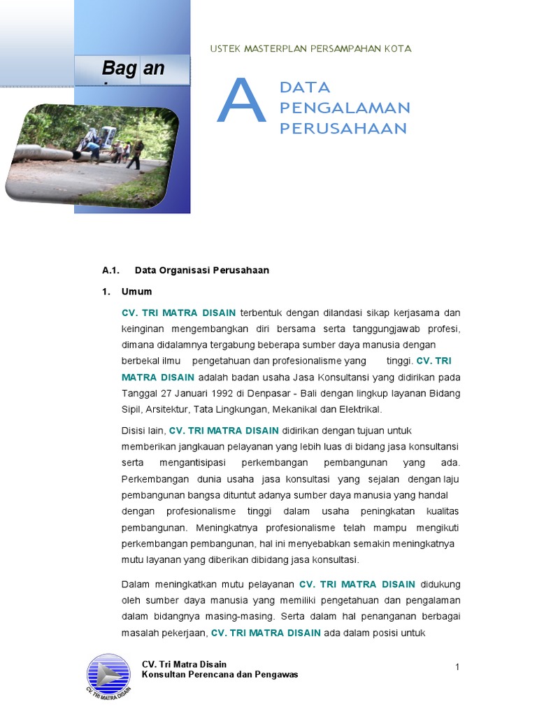 USTEK Masterplan Persampahan Denpasar | PDF | Seni