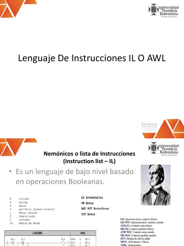 Instrucciones y Ejemplos del Lenguaje AWL | PDF | Lenguaje de ...