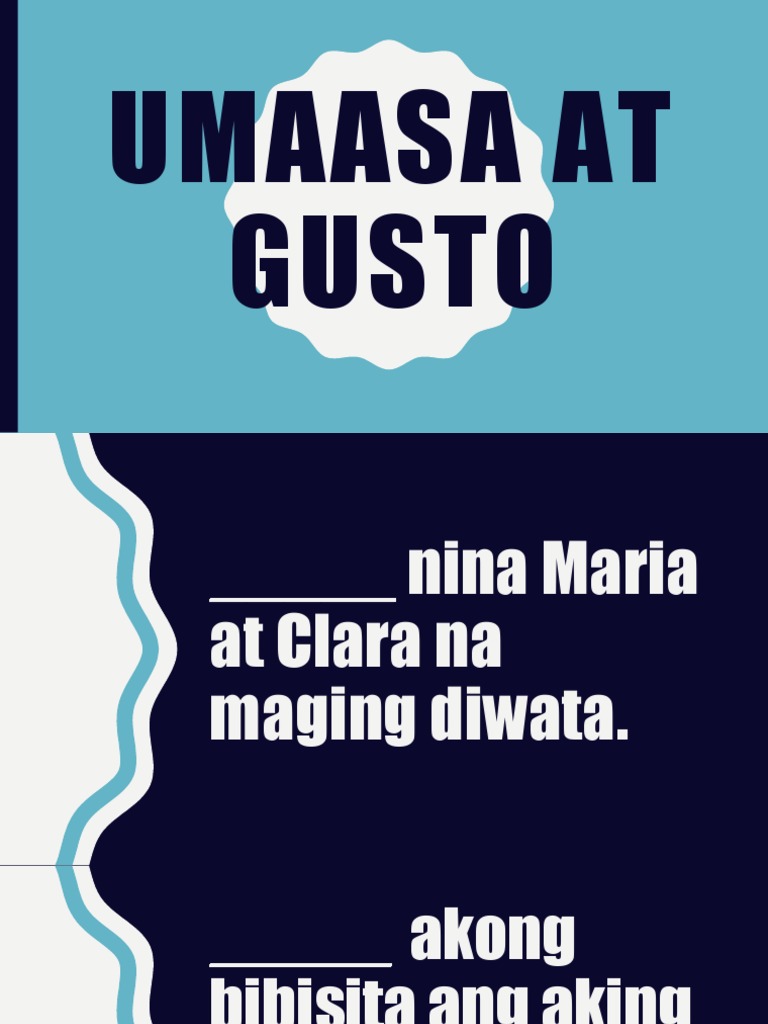 Umaasa at Gusto | PDF
