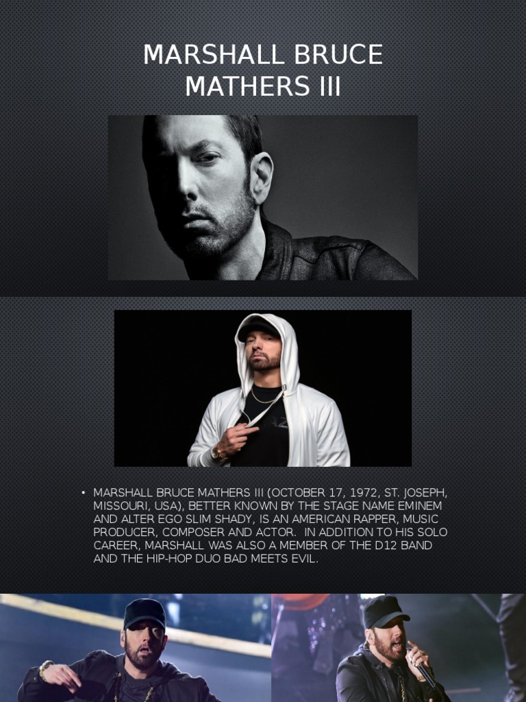Marshall Bruce Mathers III | PDF