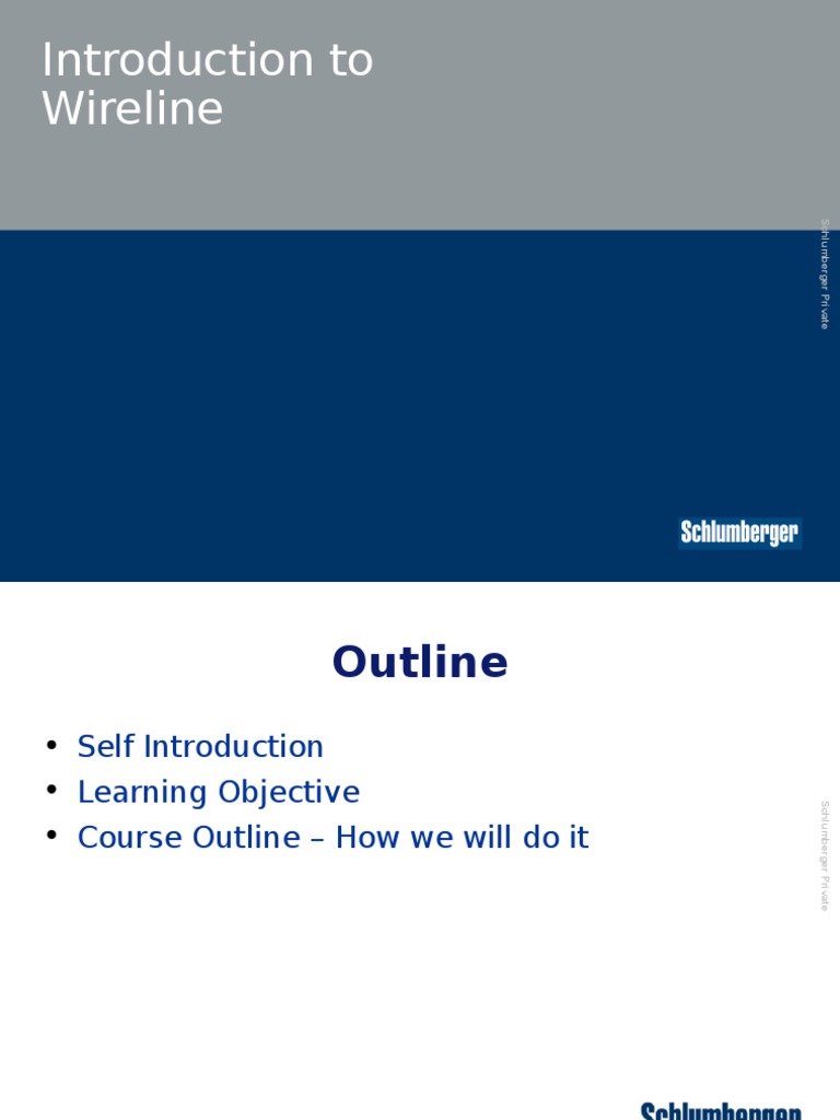 1 Introduction Wireline School | PDF