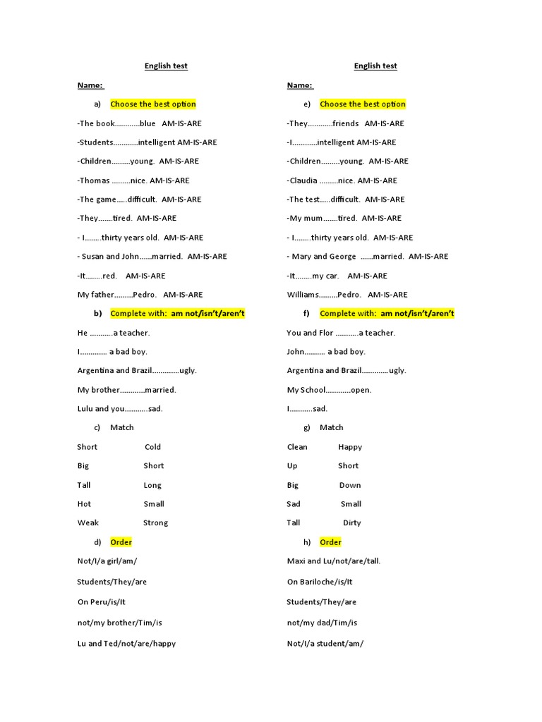 English Test Name: English Test Name | PDF | Foreign Language Studies | Art