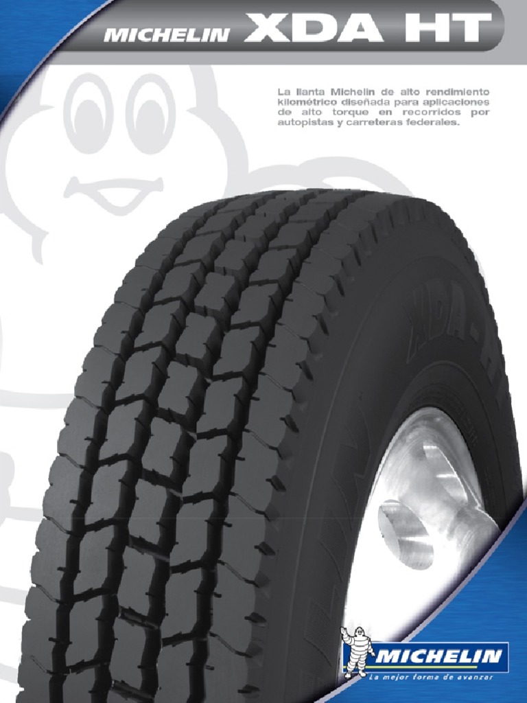 Especificación Llanta Michelin XDA-HT | PDF