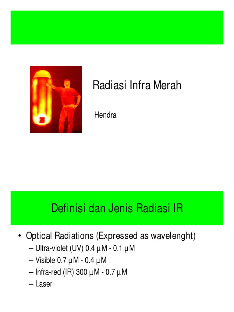 Radiasi Infra Merah: Hendra | PDF | Infrared | Electromagnetic Radiation