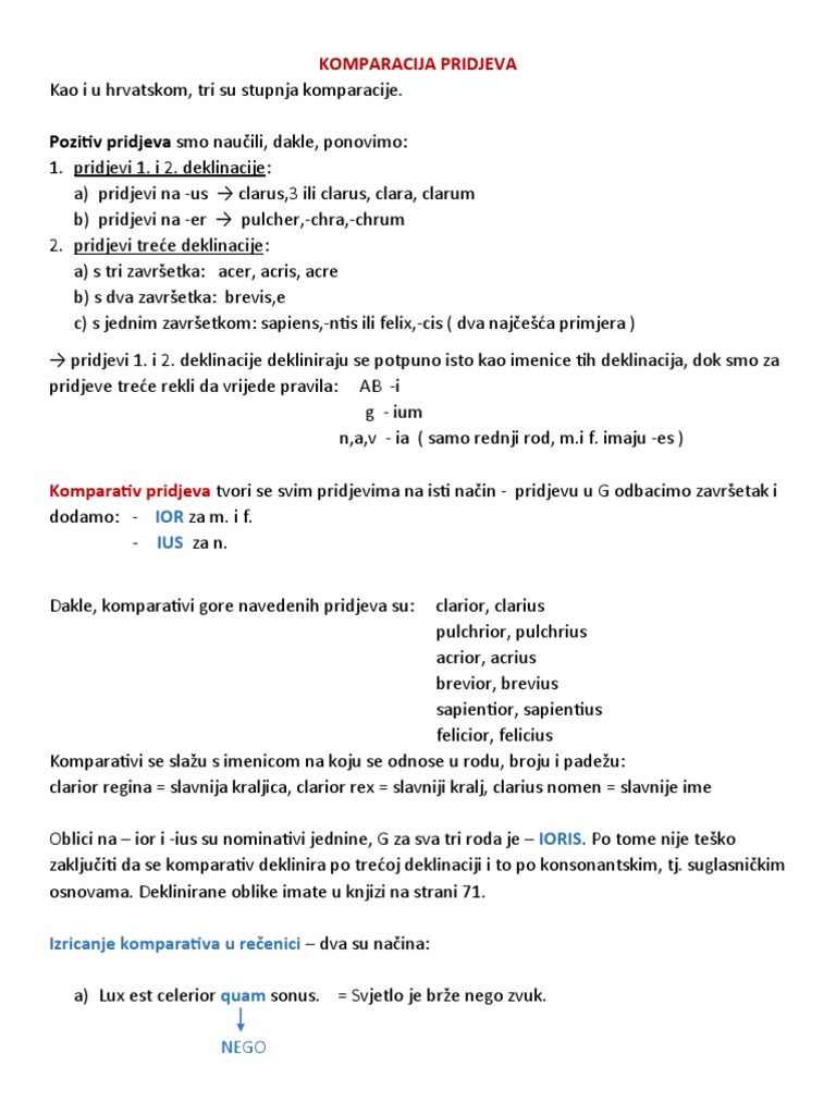 KOMPARACIJA PRIDJEV1-grupa1d | PDF