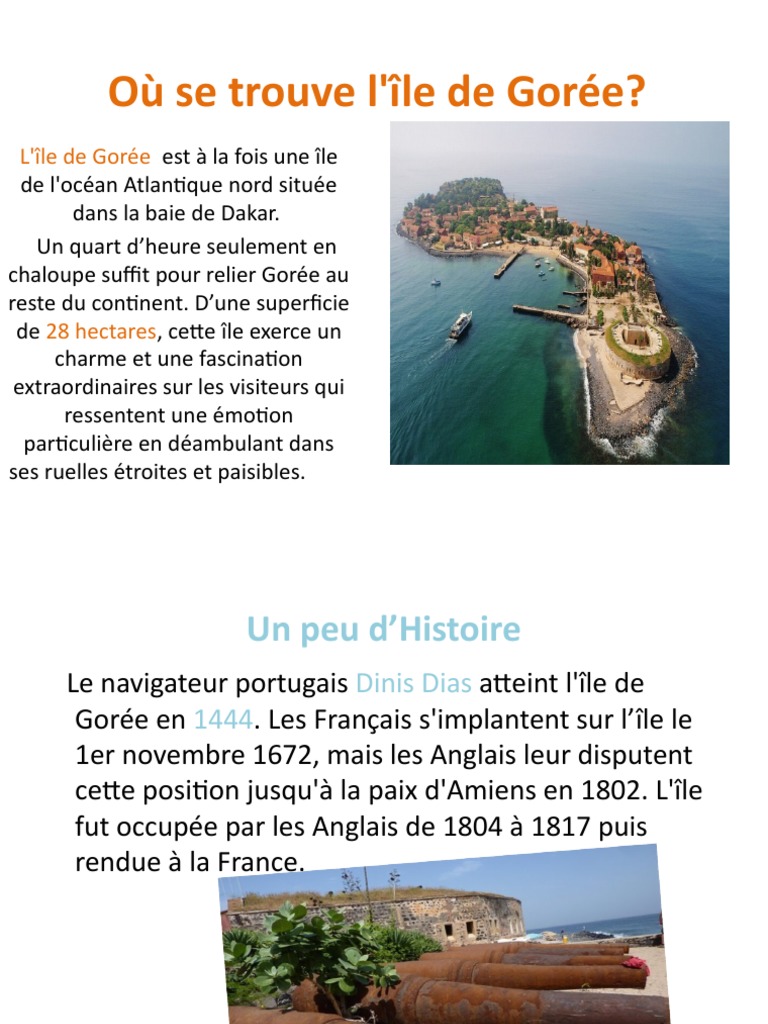 Où Se Trouve L'île de Gorée | PDF