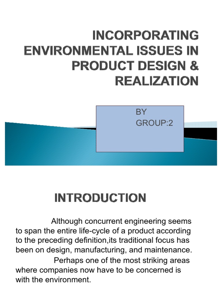Environmental Issues in Product Design | PDF | Life Cycle Assessment ...