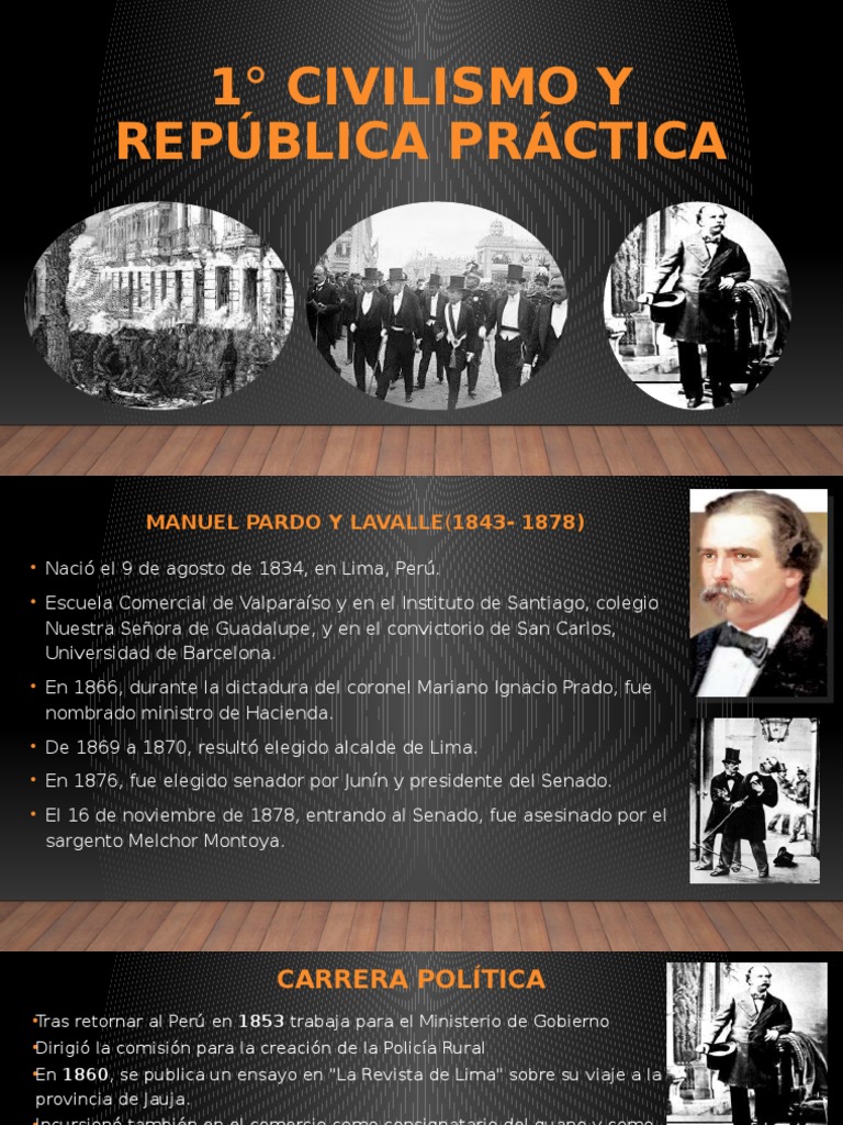 1° Civilismo y República Práctica | PDF | América del Sur | Agitación