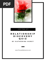 Relationship Assessment Scale | PDF | Behavioural Sciences | Cognition