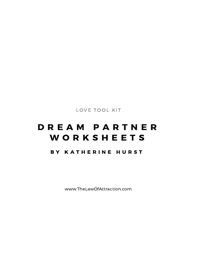 Love Toolkit Worksheets Final | PDF | Brown | Hair