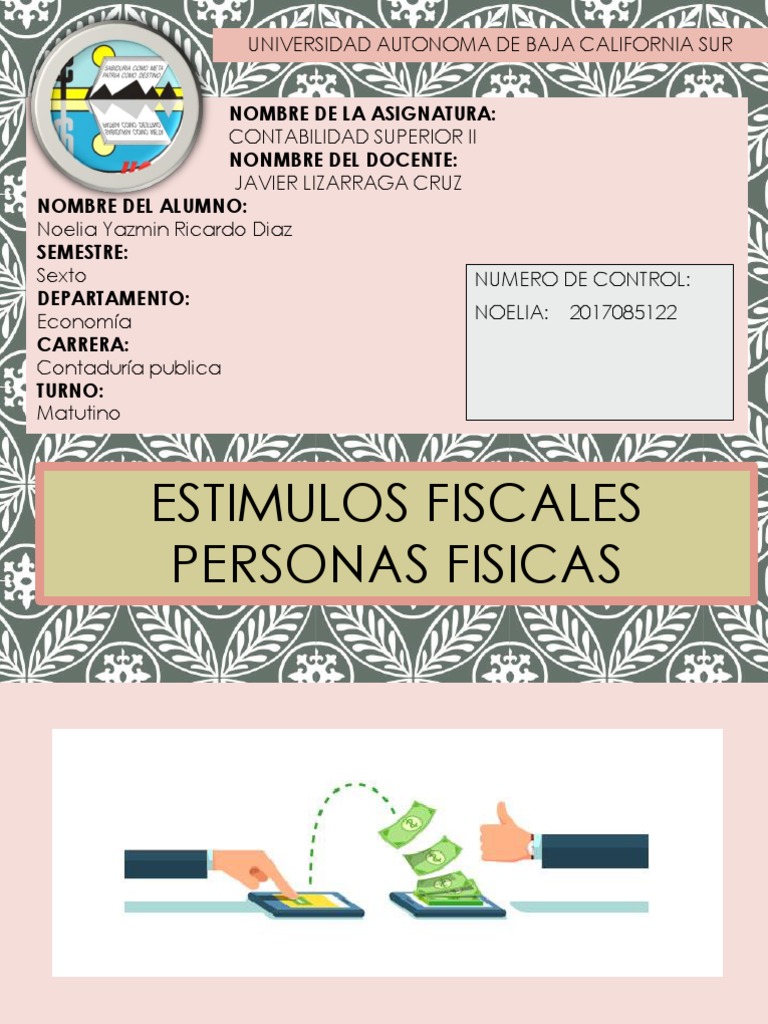 Estimulo Fiscal | PDF | Impuesto sobre la renta | Impuestos