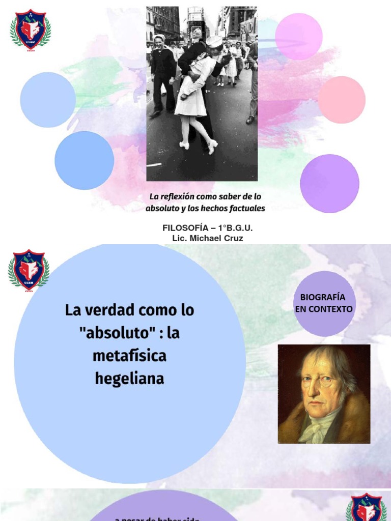 Reflexión sobre lo Absoluto en Hegel | PDF | Georg Wilhelm Friedrich ...