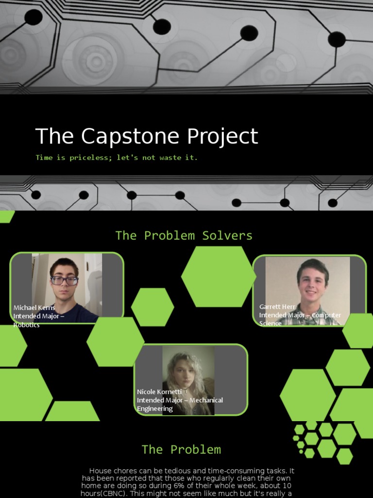 Capstone Presentation | PDF | Engineering Design Process | Robot