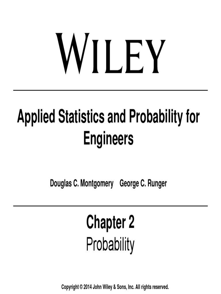 Applied Statistics and Probability For Engineers | PDF | Permutation ...