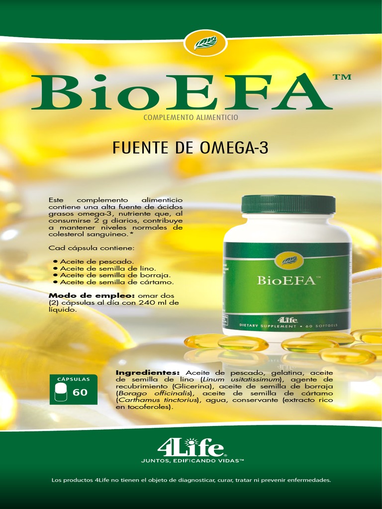 4life Recursos ES Ciencia Flyer Producto BioEFA | PDF