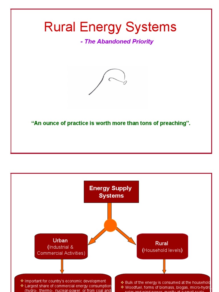 Optimizing Rural Energy Systems for Development | PDF | Renewable ...
