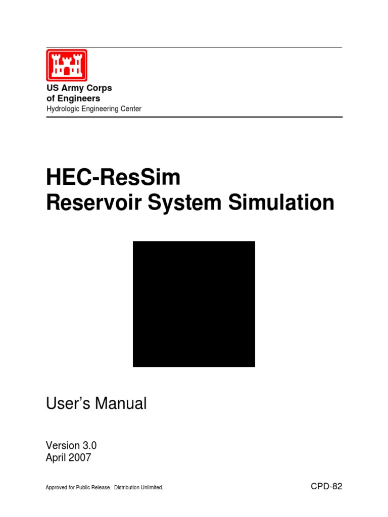 HEC-ResSim 30 UsersManual PDF | PDF | Simulation | Reservoir