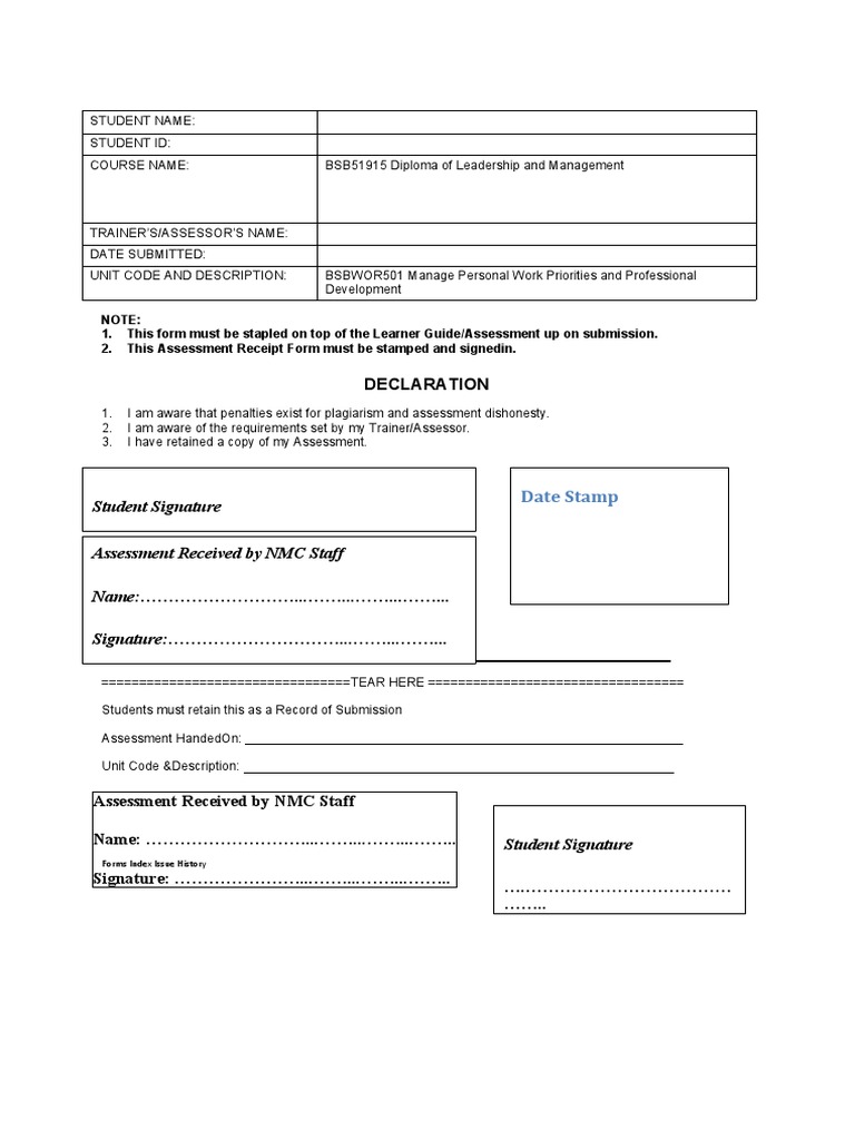 Declaration | Learning Styles | Competence (Human Resources)