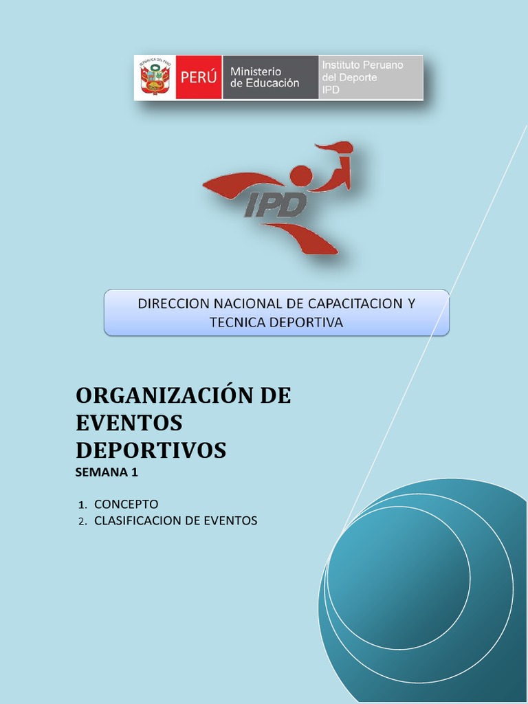 Organizacion de Eventos Deportivos PDF | PDF | Planificación | Mente