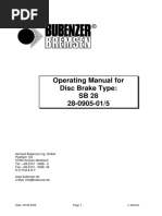 Pintsch Bubenzer SB Brakes Catalog | PDF | Brake | Friction