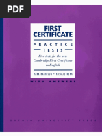 First Certificate Language Practice With Key Vince M 2009, 4th | PDF