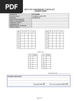 Functional Assessment Observation Form | PDF