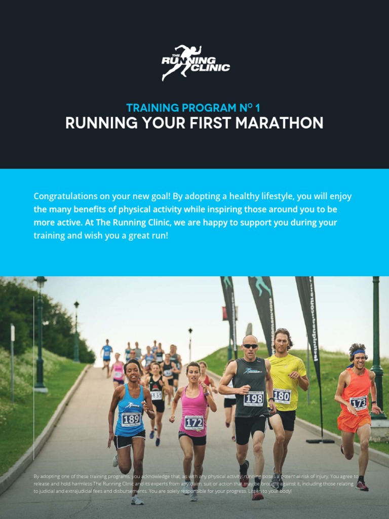 Running Your First Marathon: Training Program N 1 | PDF | Sports ...