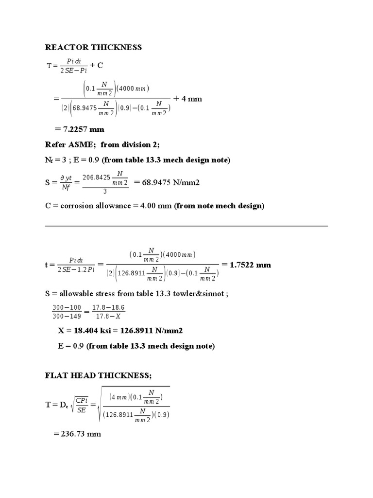 Reactor Design Calculations | PDF | Teaching Methods & Materials