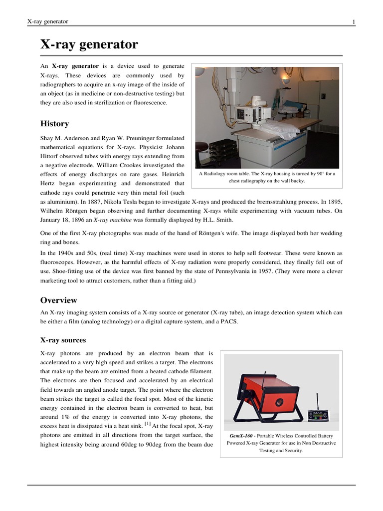 X Rays Machines 1940