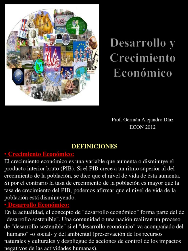 Desarrollo y Crecimiento Economico | PDF | Crecimiento económico | Producto Interno Bruto