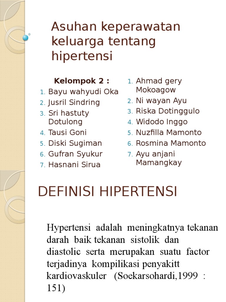Asuhan Keperawatan Keluarga Dengan Hipertensi | PDF
