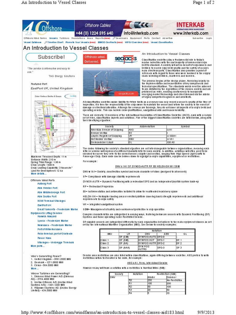 Vessels Classifications Symbols | Download Free PDF | Offshore Wind ...