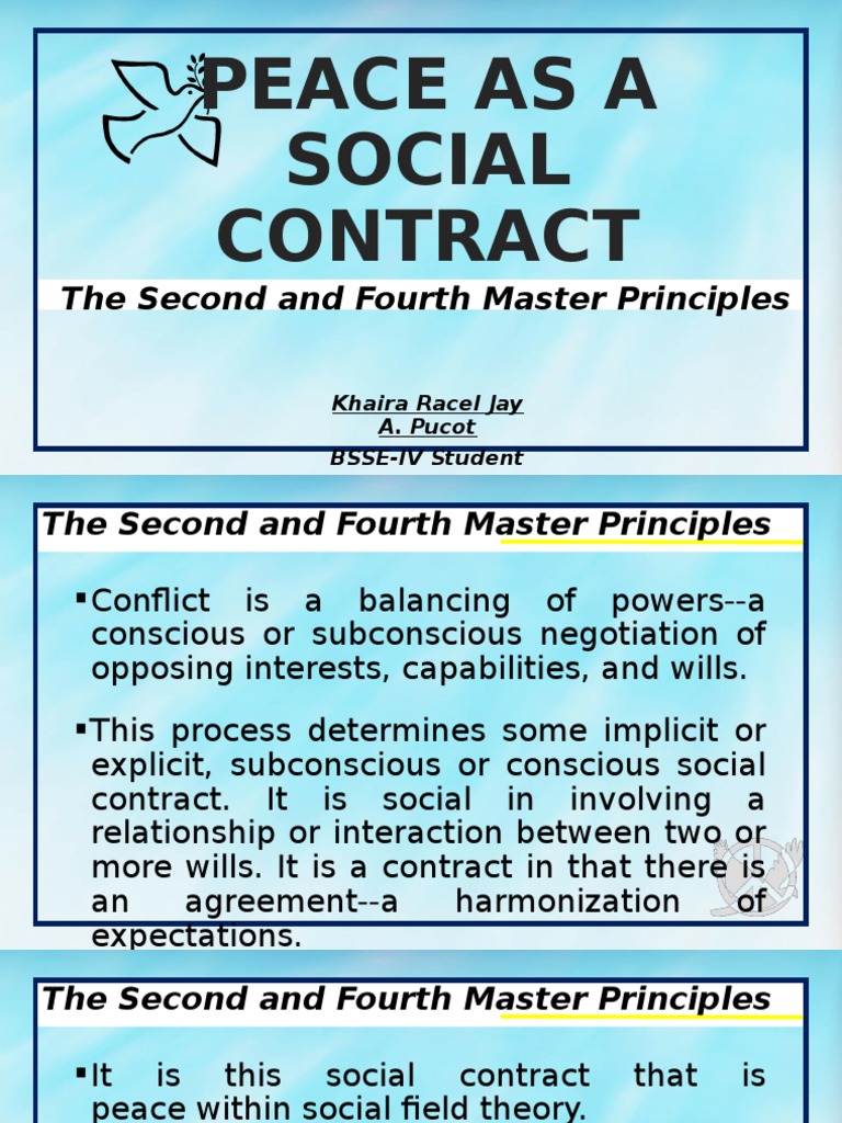Peace As A Social Contract | PDF