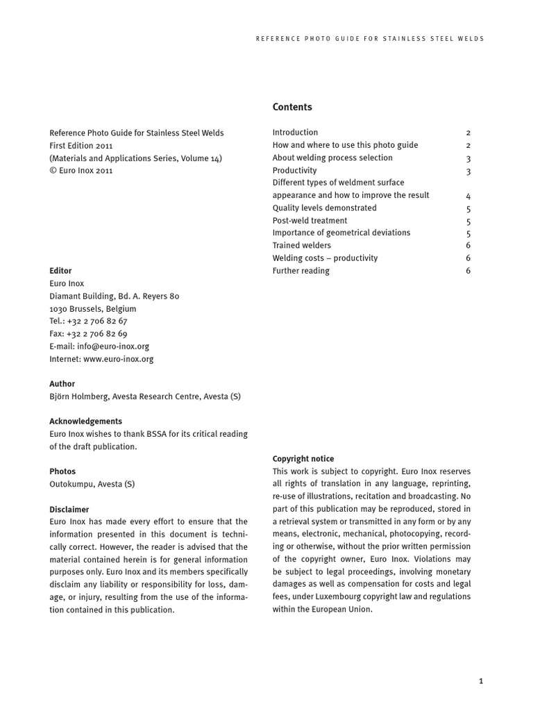 SS Weld Reference Photos | PDF | Welding | Construction